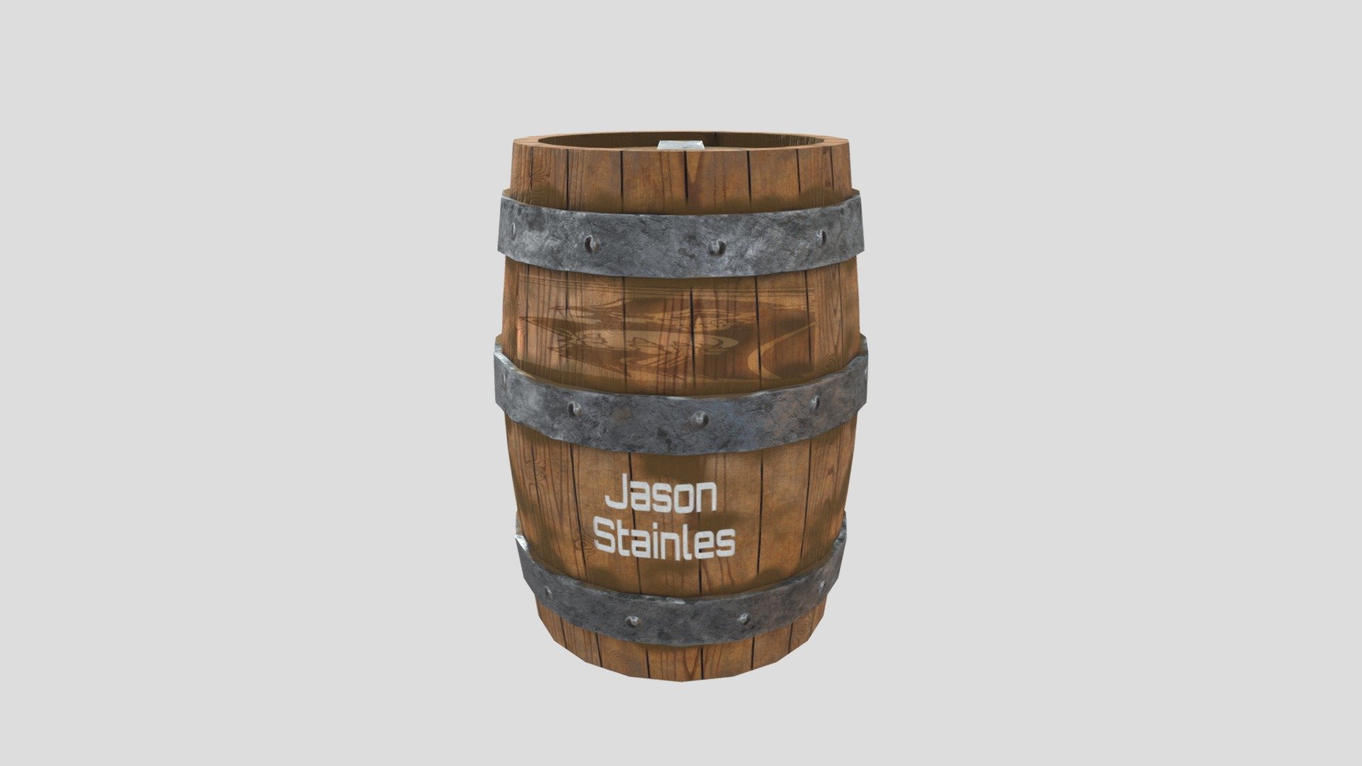 Jack Daniels Bootleg Barrel - 3D model by h44zz [bcb6a63] - Sketchfab