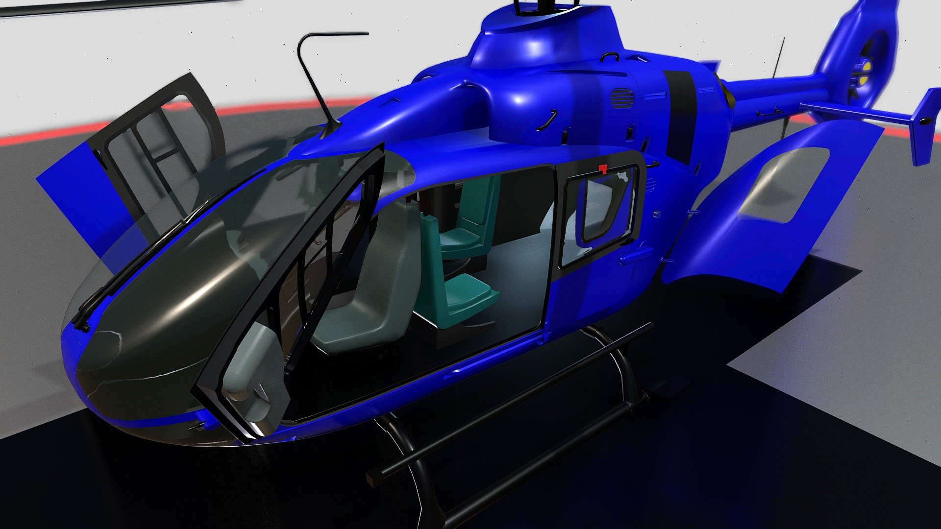 EC145 1 - 3D model by davidmarton1987 [bcb7920] - Sketchfab