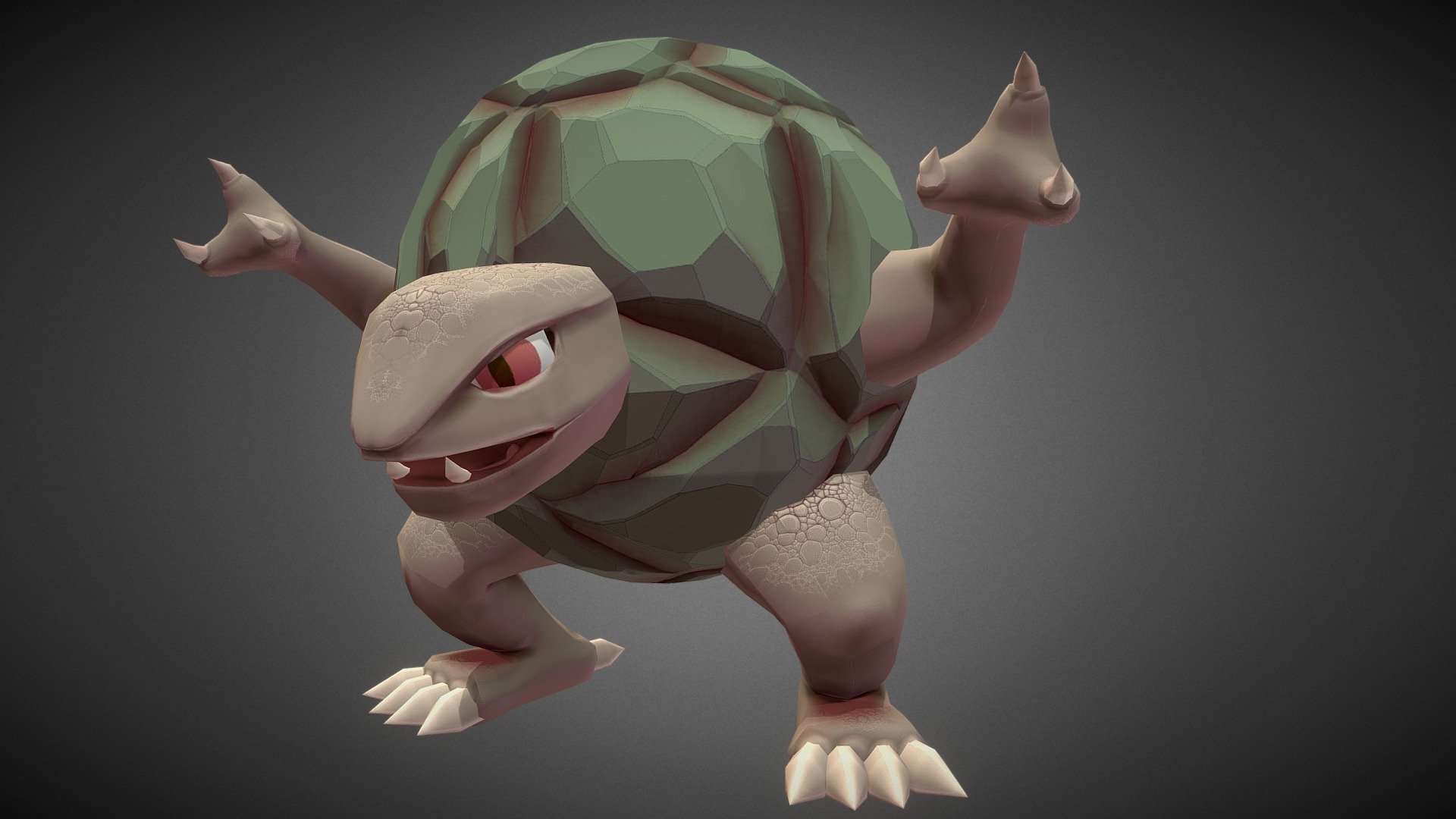 Stylized Golem (Pokémon #076) - Patryk Rosłaniec - 3D model by rosman ...