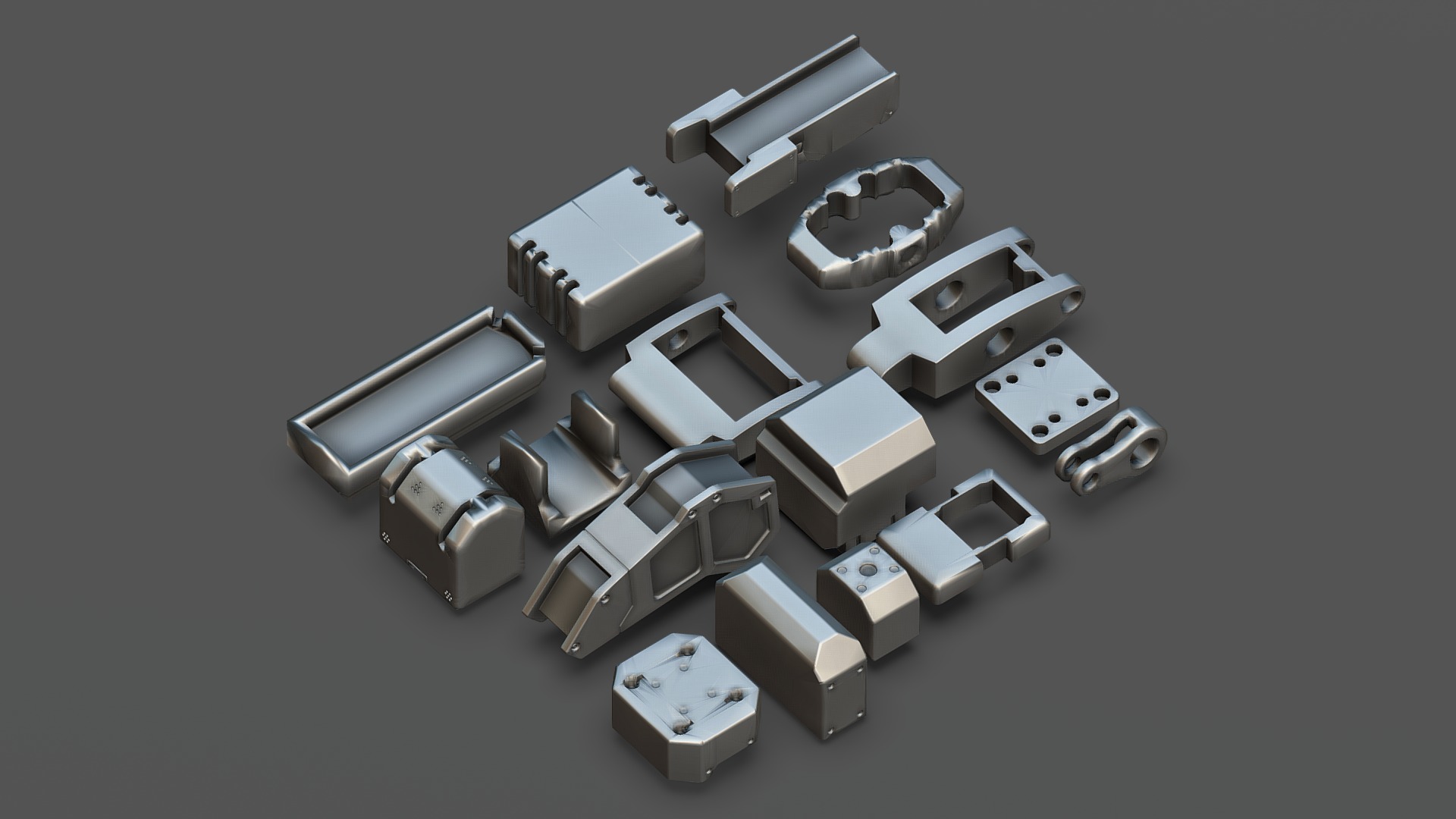 Basic Kit-Bash Vol 2 - Download Free 3D model by Somersby [bcbbd13 ...