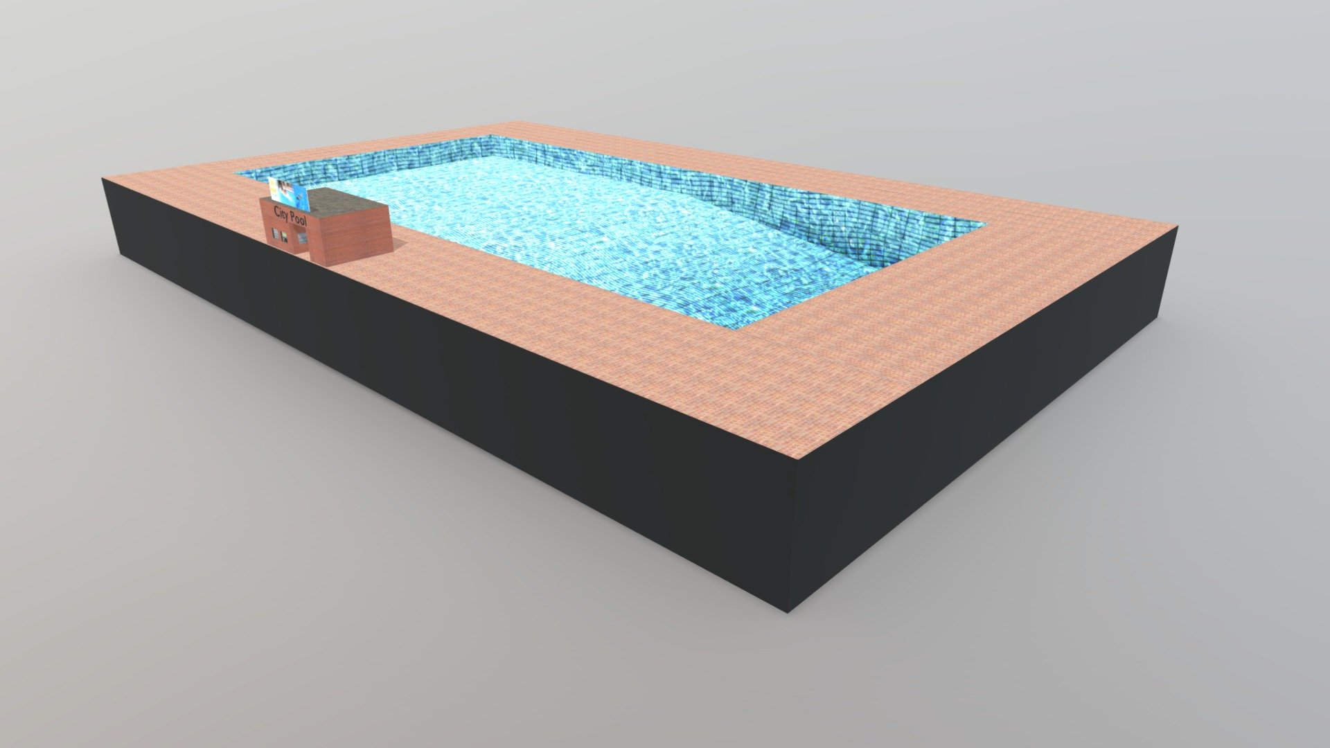 European Style Swimming Pool Modular - 3D model by Dave_89 [bcbca2a ...