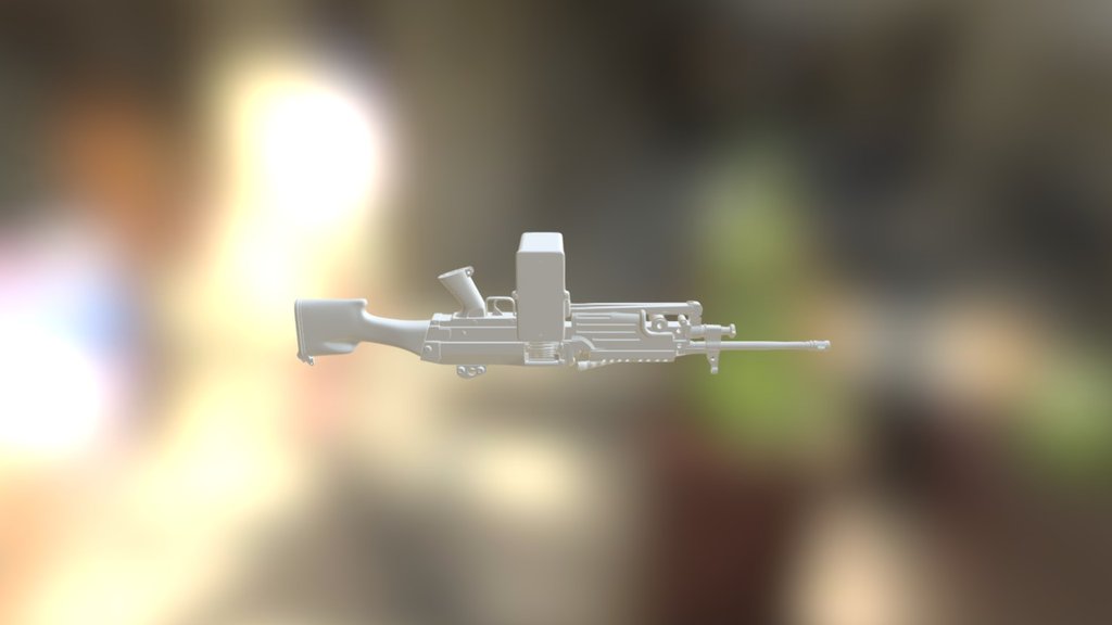 M249 - 3D model by 3d.g2a.com [bcbf825] - Sketchfab