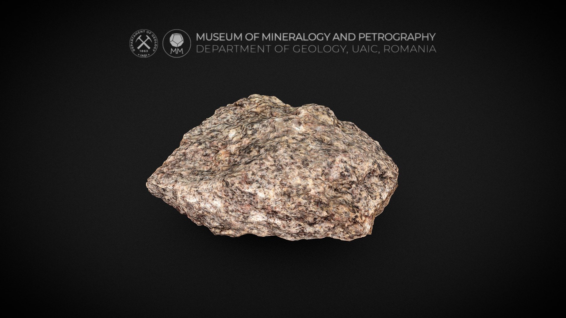 Granite (igneous rock) - 3D model by Museum of Mineralogy and ...