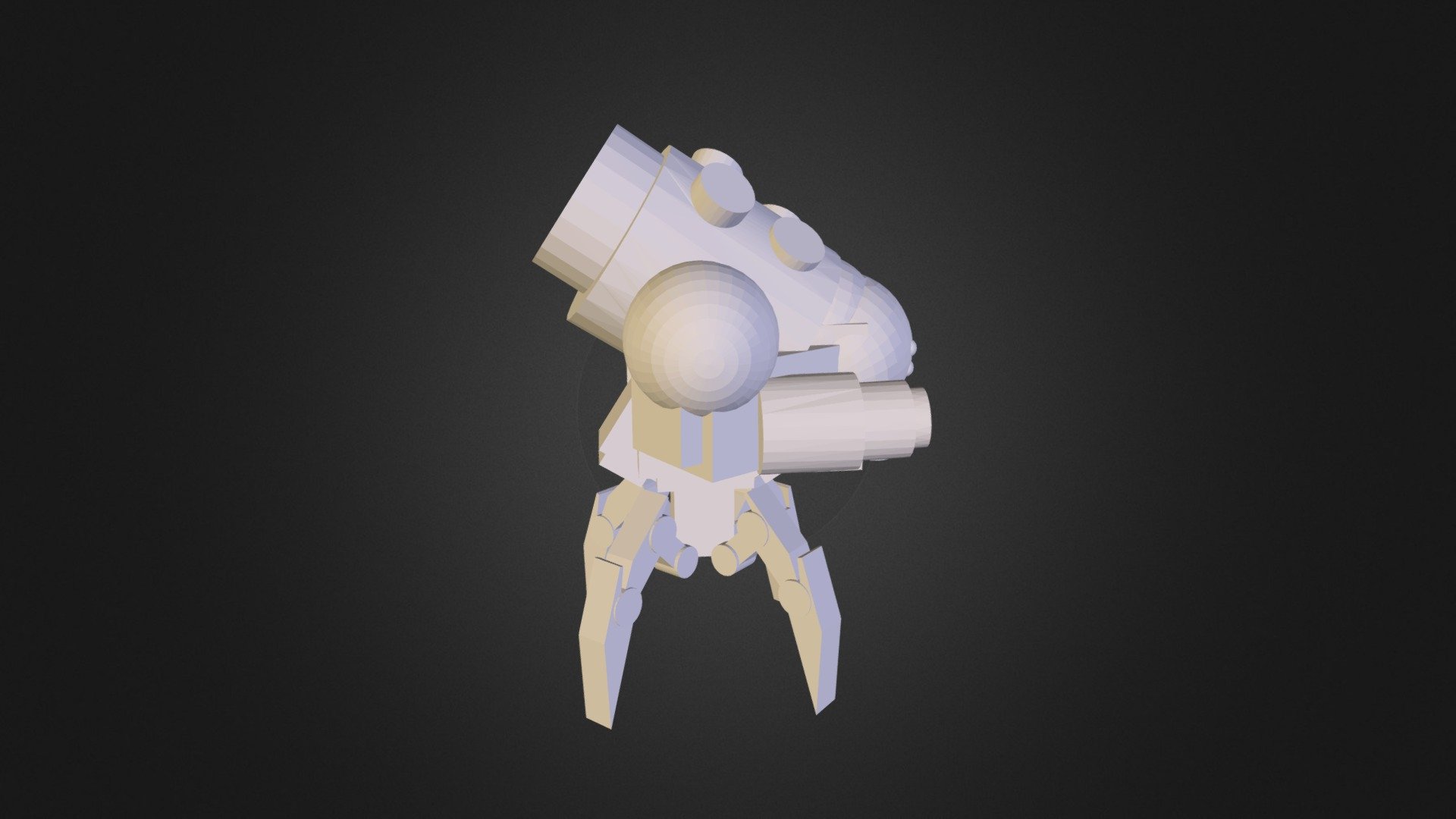 Black Mech - 3D model by 3dindustries [bcc0d6b] - Sketchfab