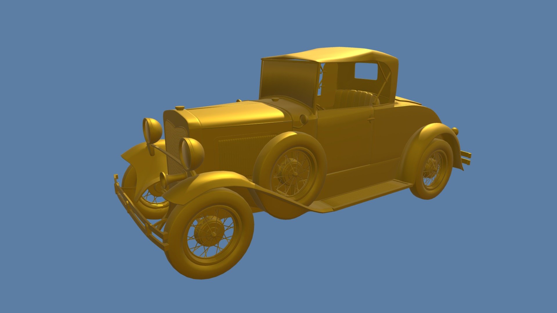 1928 Ford Model A Roadster - 3D model by brky_cvdr [bcc23dc] - Sketchfab