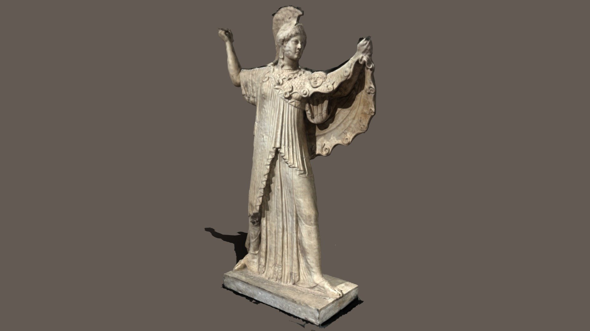 Statua di Atena Promachos (Mario Talamo) - 3D model by Daniele ...