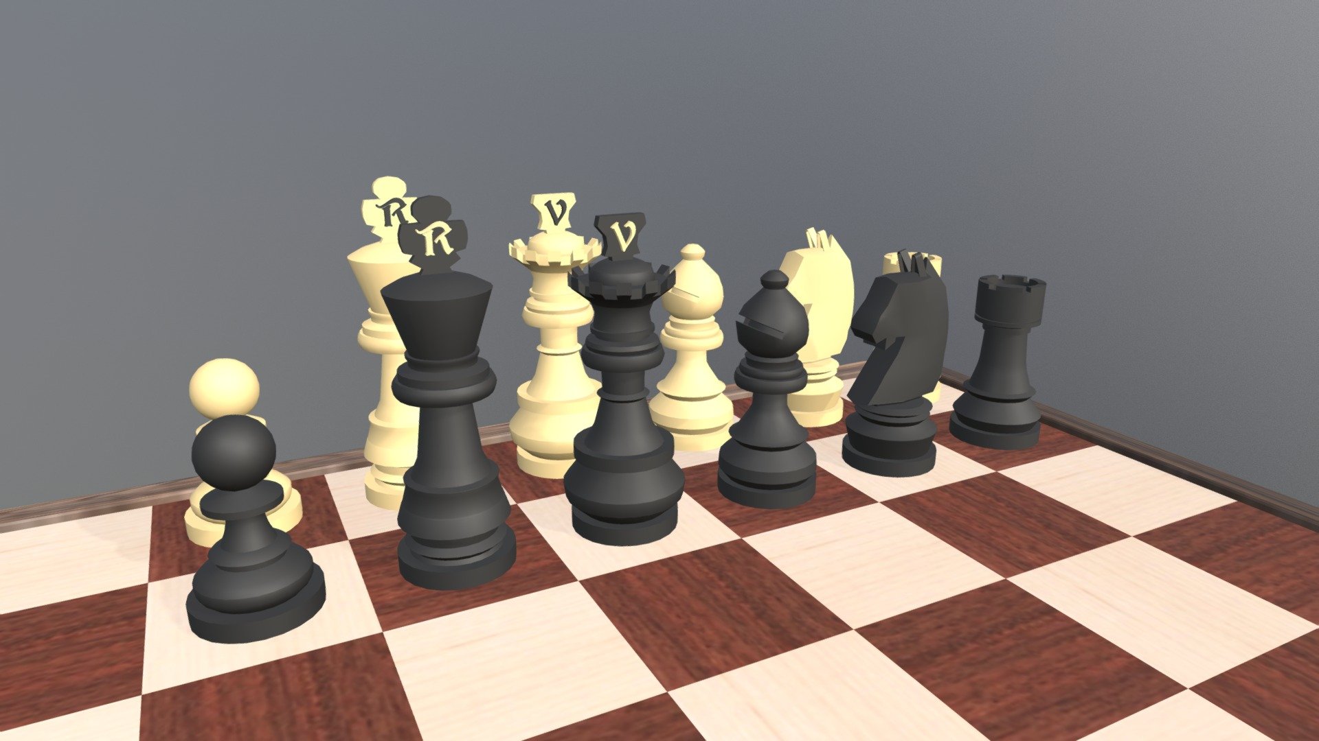 Chess Set - 3D model by BlackDragonBE (@blackdragon.be) [bcc5203 ...
