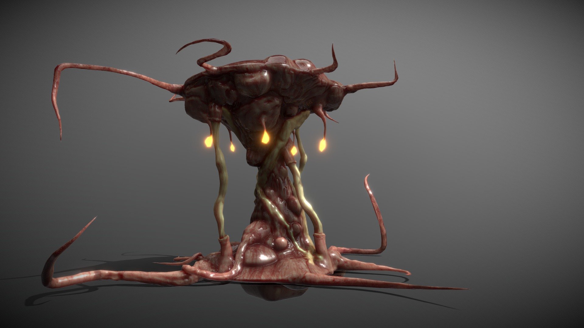 Alien Meat Growth pillar - Buy Royalty Free 3D model by MJ_3D (@_MJ_3D ...