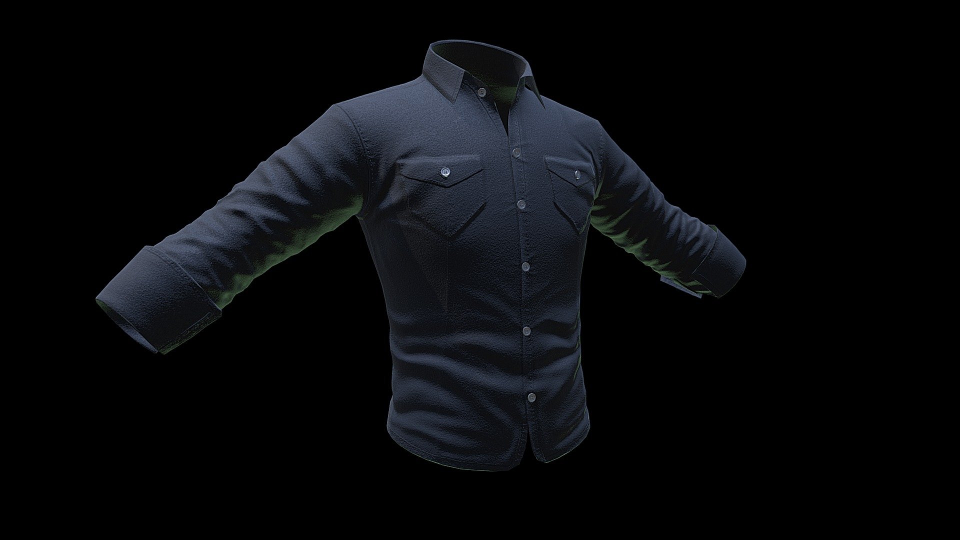 Button up shirt - 3D model by blahafire [bcc95e2] - Sketchfab