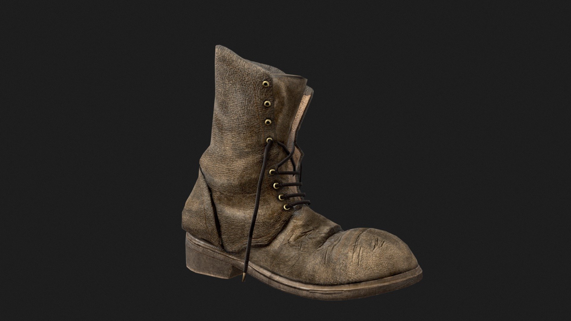 Old Boot Shoe - 3D model by vinayharithas [bccad6b] - Sketchfab