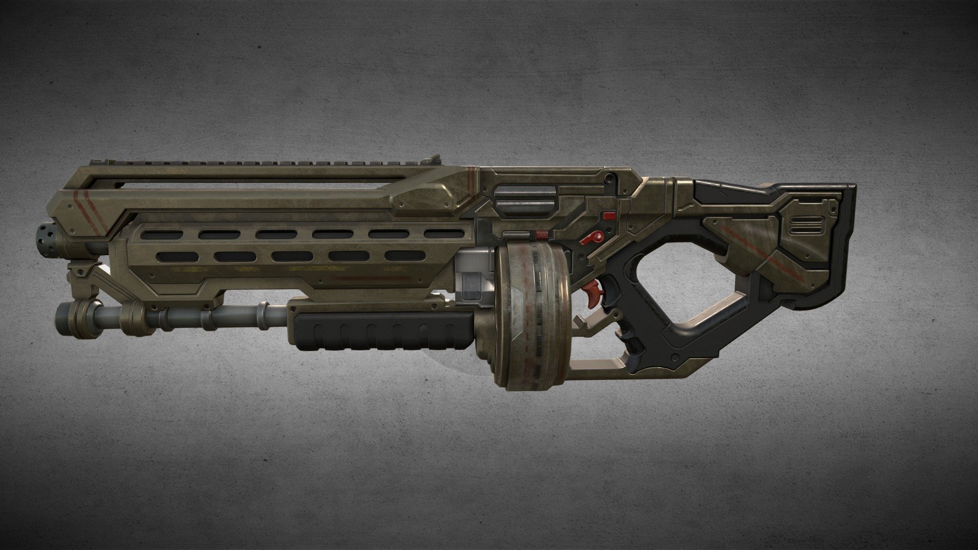 Assault Shotgun - 3D model by sergeykuchmin [bccda2c] - Sketchfab