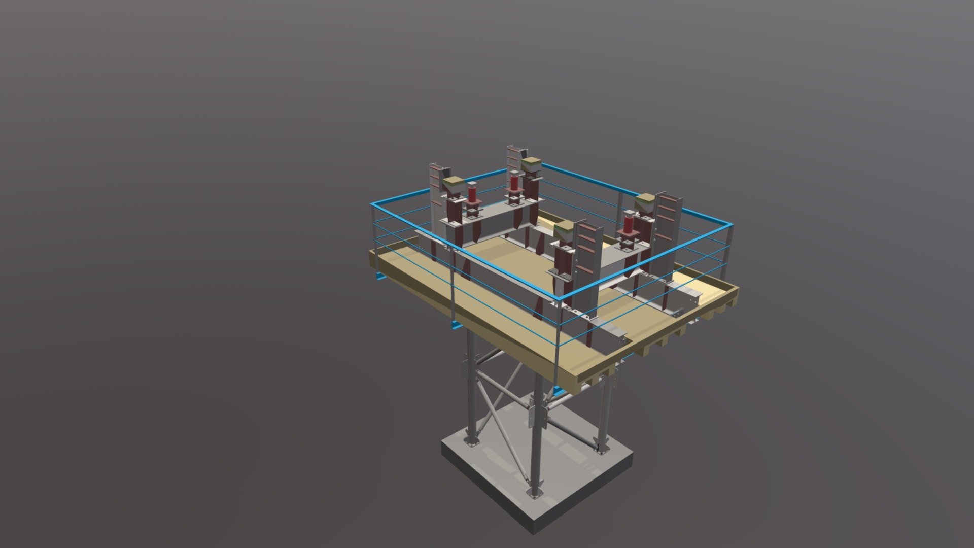 Temporary construction - 3D model by Beam_salabim [bccdd56] - Sketchfab
