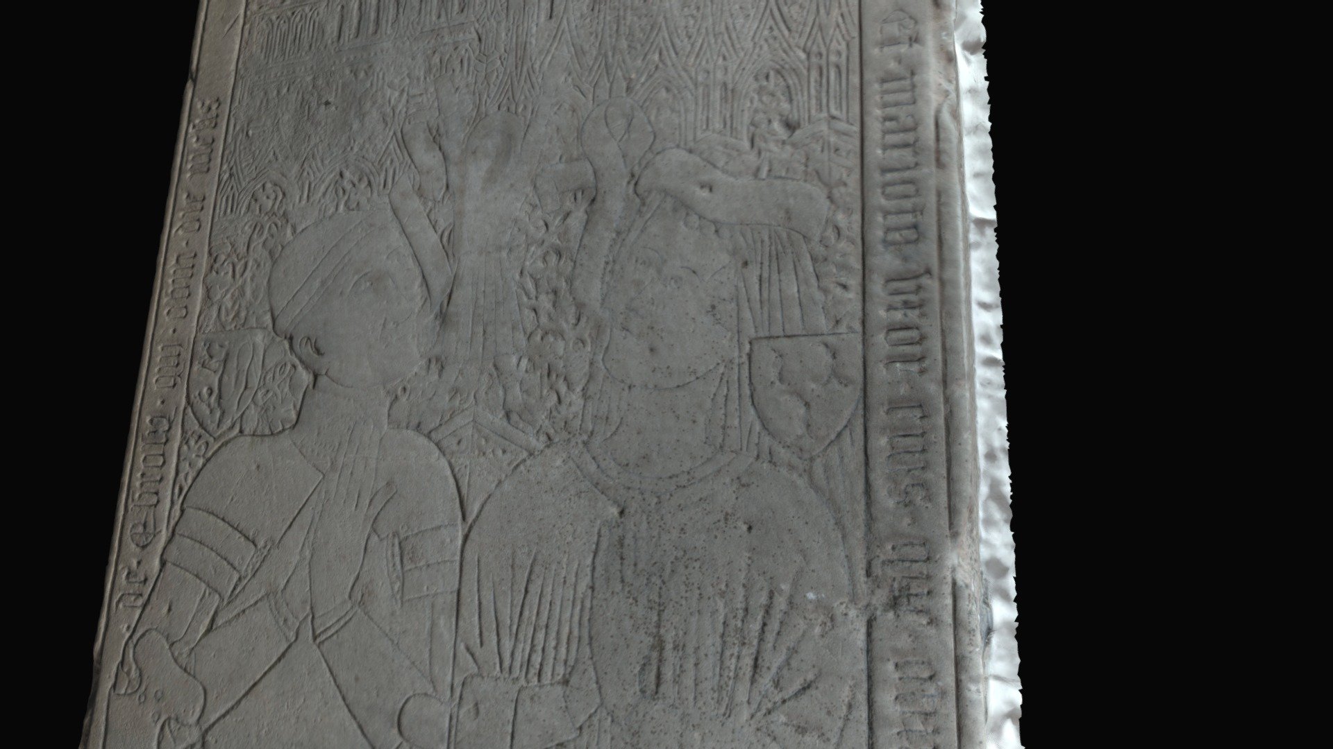 Longforgan, incised effigial graveslab - 3D model by Gnomonsland ...