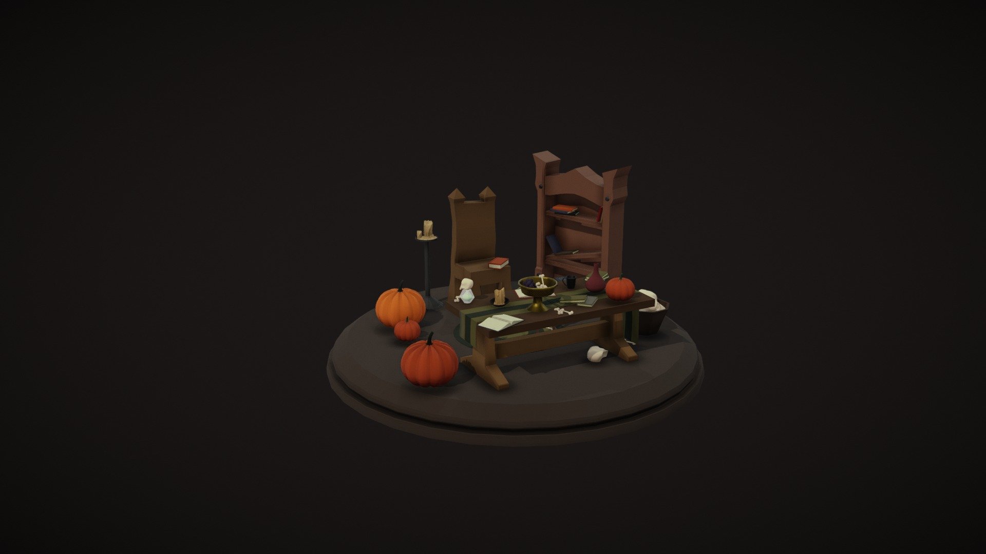 halloween - 3D model by shkatulochka (@kycokcaxara) [bccec19] - Sketchfab