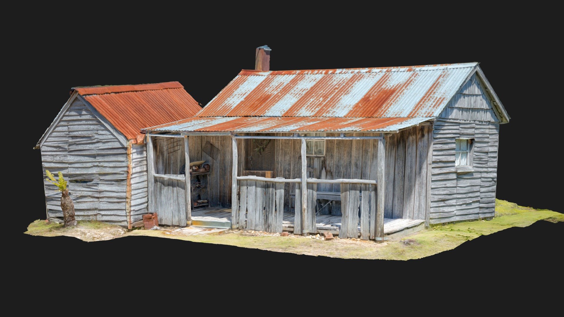 Miners Hut - 3D model by PeterPWS [bcd062c] - Sketchfab