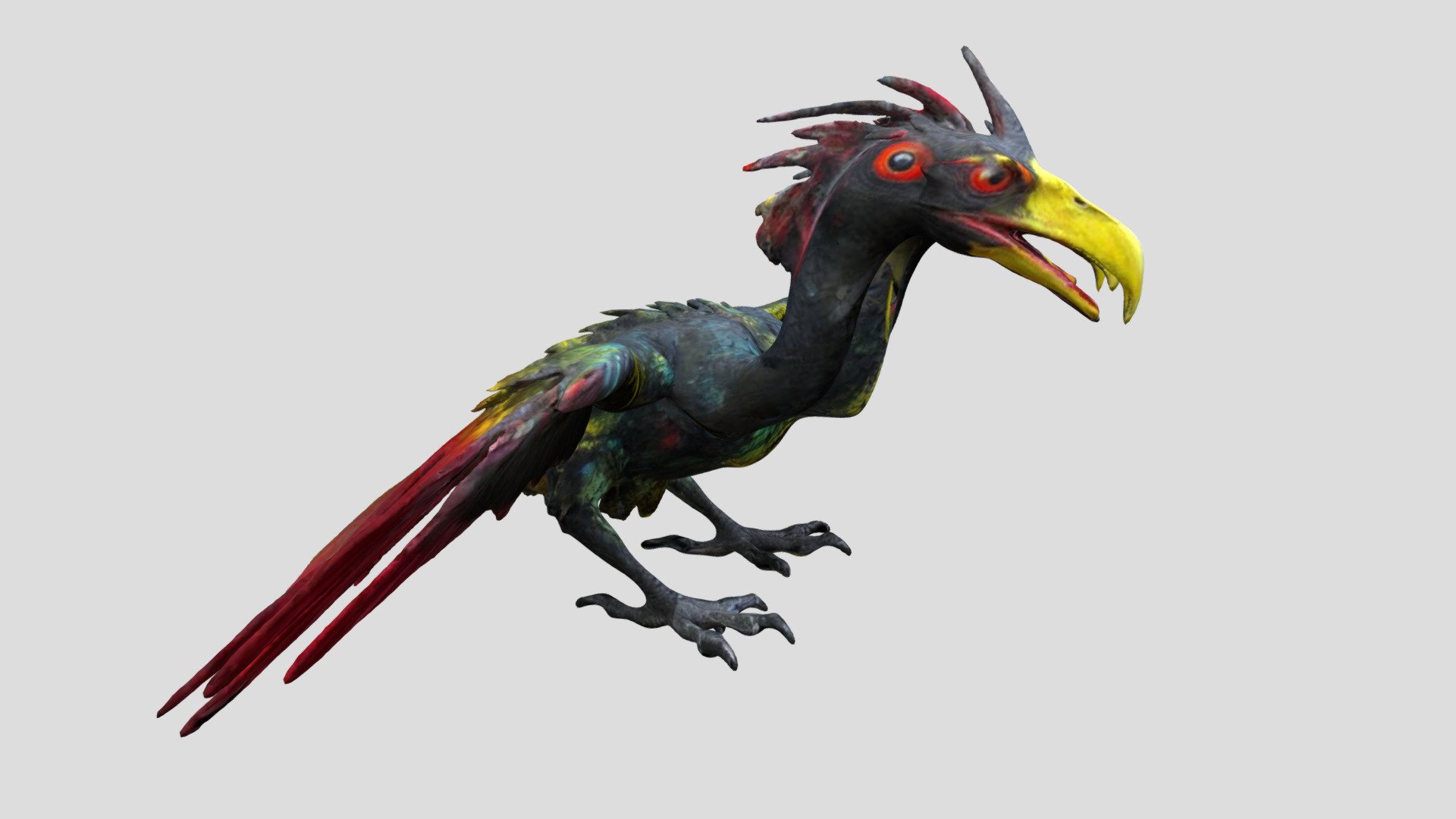 Shadow Hydra - bird - Download Free 3D model by Brian Trepanier (@CMBC) [bcd0769] - Sketchfab