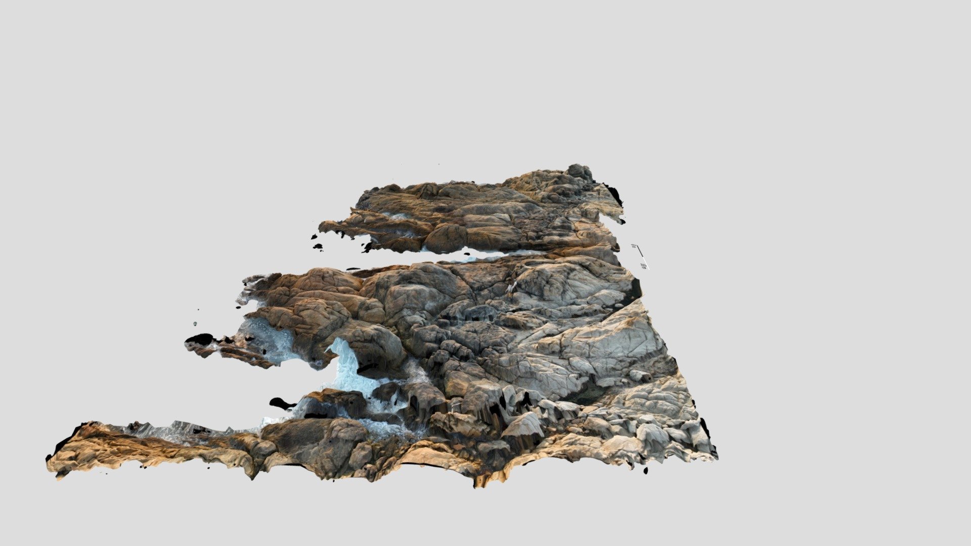 Drone-generated 3D model of the Colenso Fault - 3D model by ...