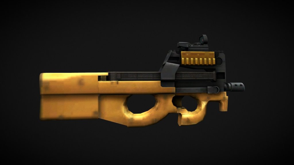 P90 - 3D model by FabrícioTBS (@fabricioccn) [bcd0ce8] - Sketchfab