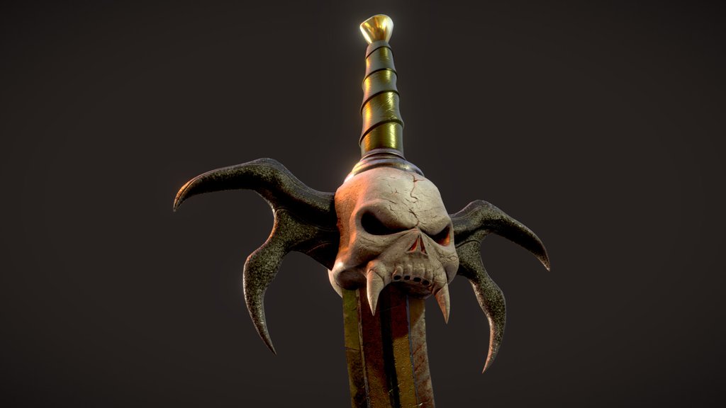 espada de esqueleto - A 3D model collection by Elcachondo - Sketchfab