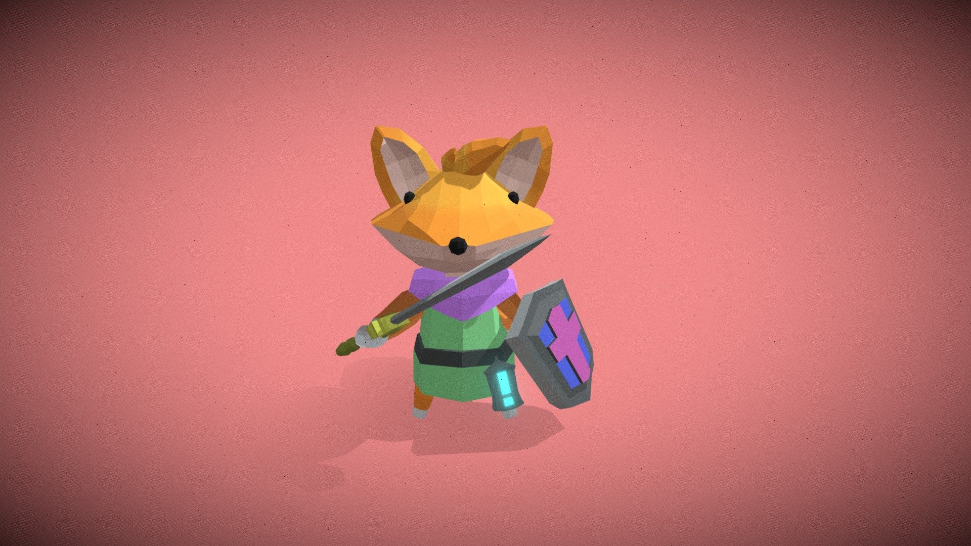 Tunic Fox! - 3D model by Nicolás Ruiz (@emulaniko) [bcd3329] - Sketchfab