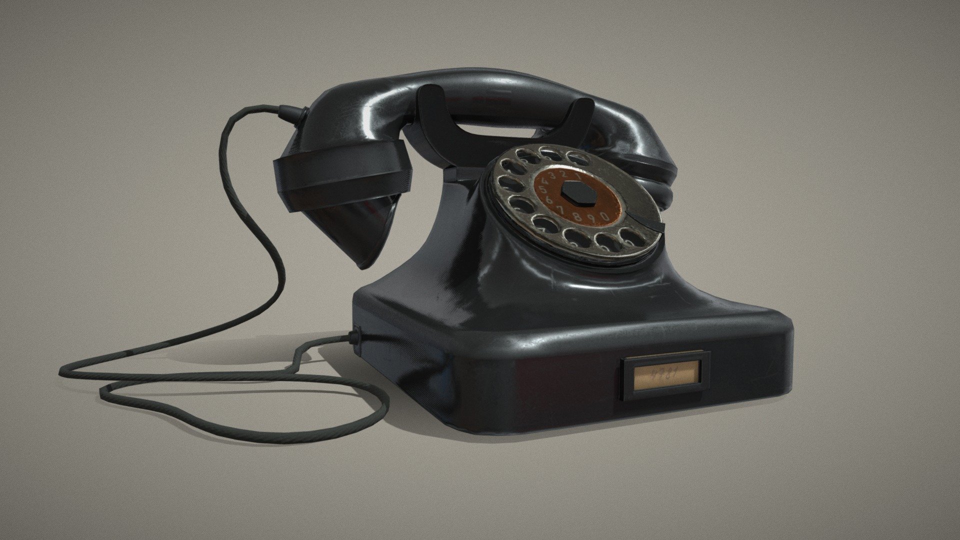 Bakelite Telephone - 3D model by meenkatrin [bcd5c27] - Sketchfab