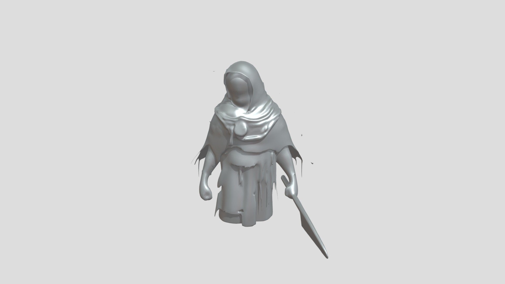Ghostly cloaked figure - 3D model by TIRANOGOTA [bcd5f09] - Sketchfab