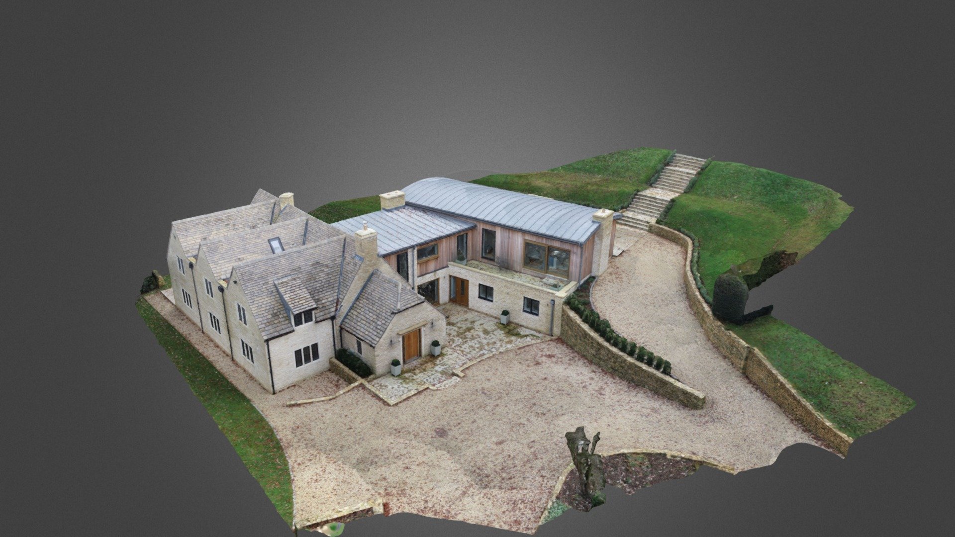 Manor House - 3D model by HedStone3D [bcd890f] - Sketchfab