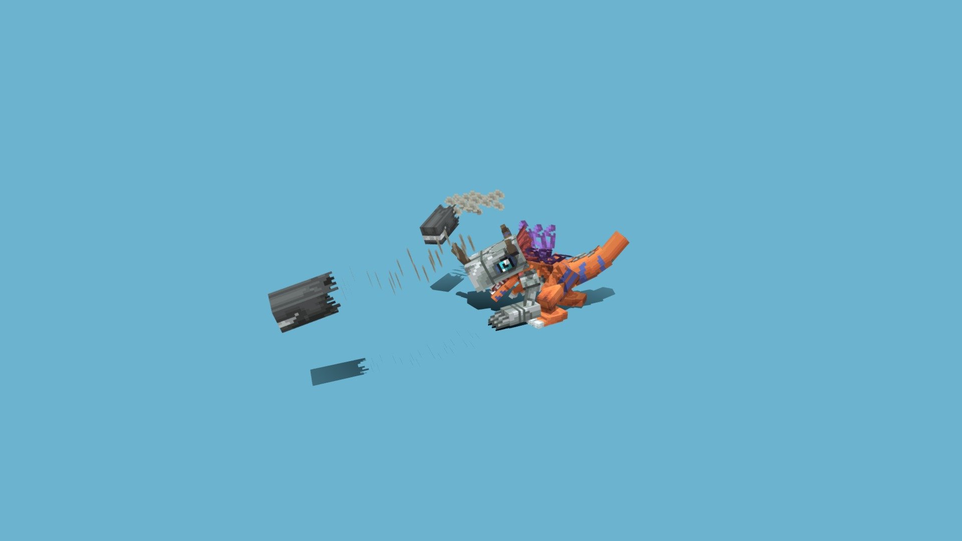 MetalGreymon - 3D model by gingerG [bcd8a82] - Sketchfab
