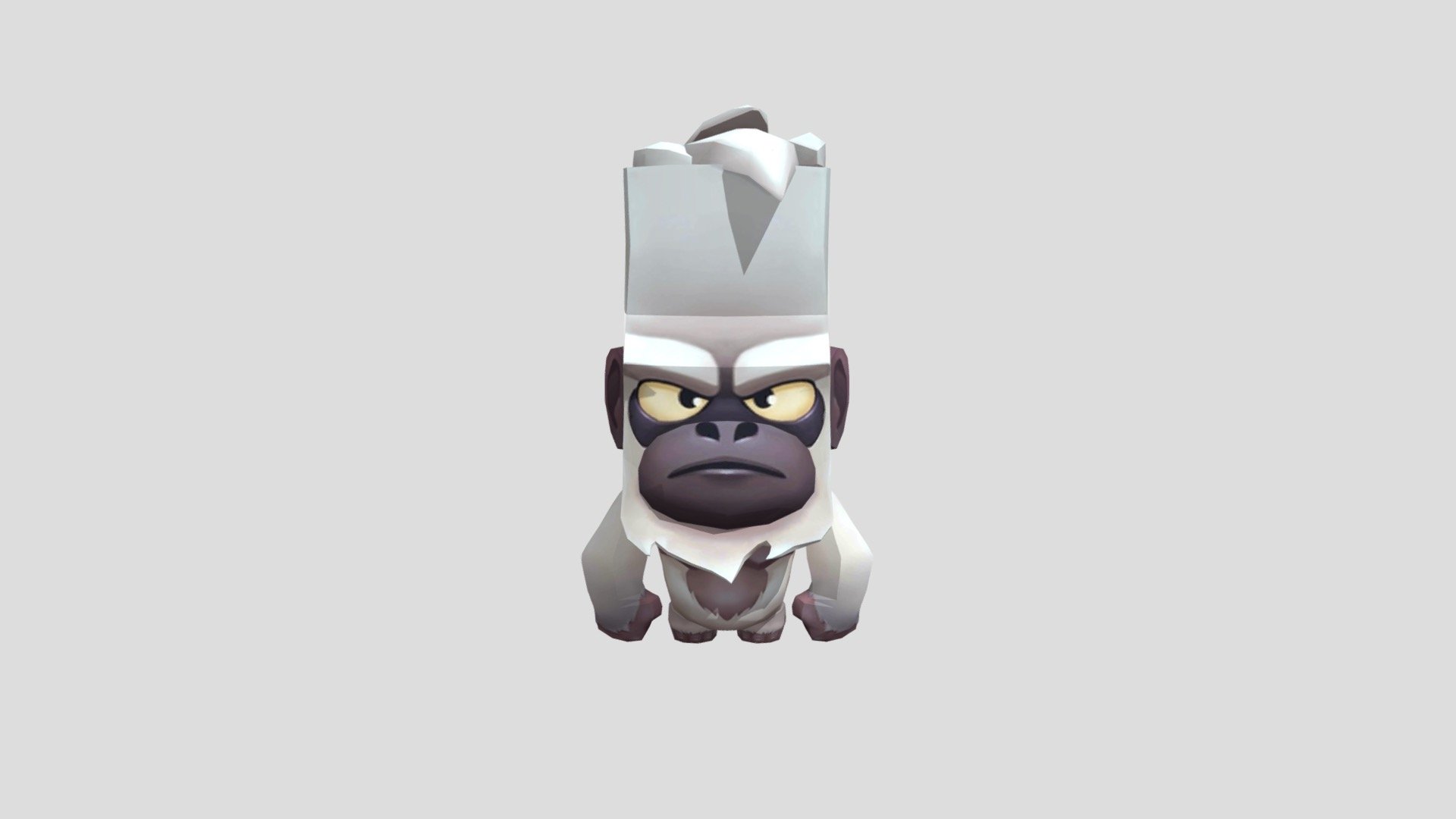 gorilla Bruce - Download Free 3D model by Whunder Models (@ZooModels ...