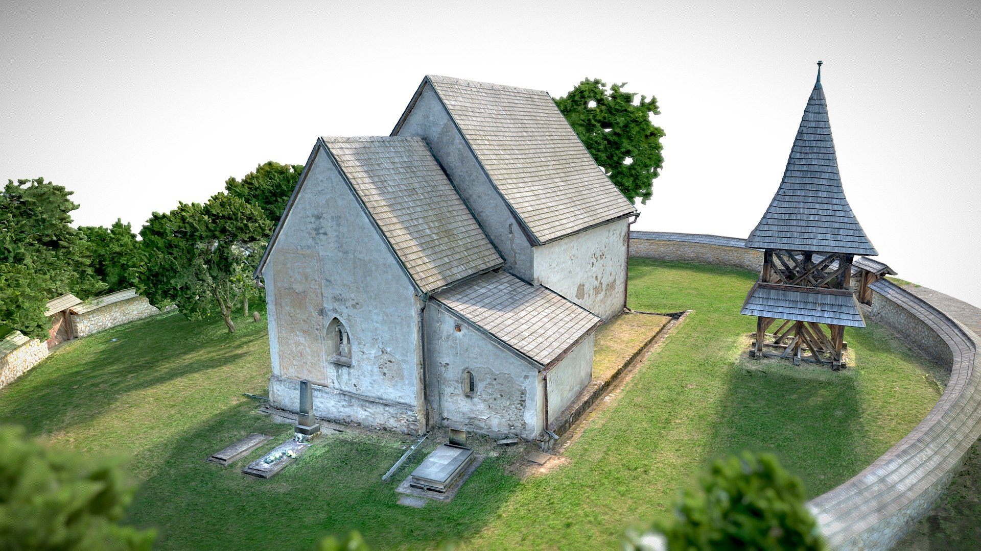 Kraskovo, ev. a. v. kostol - 3D model by Overhead4D (@OVERHEAD ...