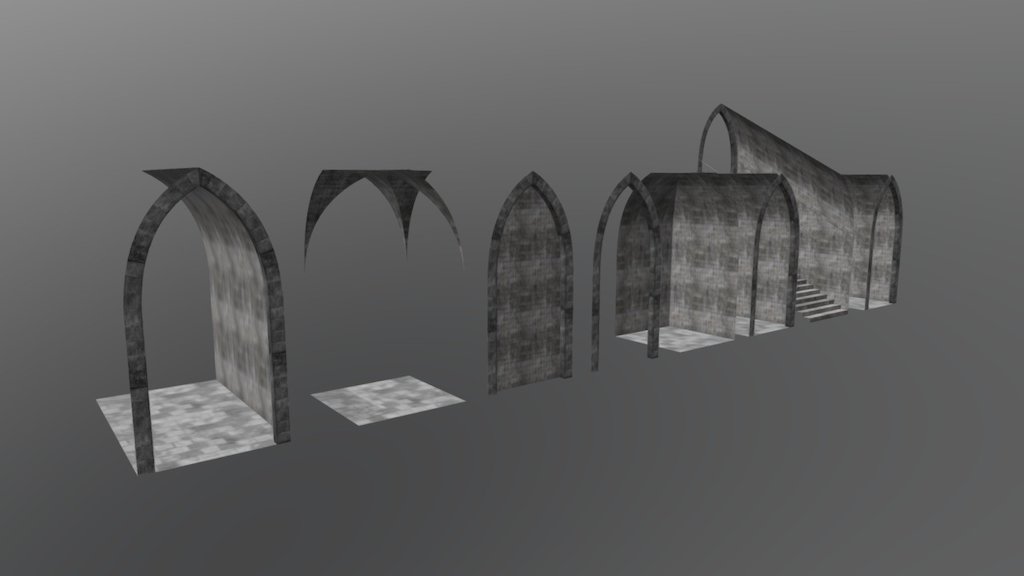 Basic Modular Environment - 3D model by JaimeBoillot [bcdbaed] - Sketchfab