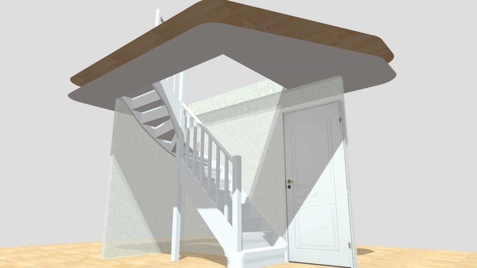 Eero valge trepp - Download Free 3D model by Trepionu [bcdbc3d] - Sketchfab