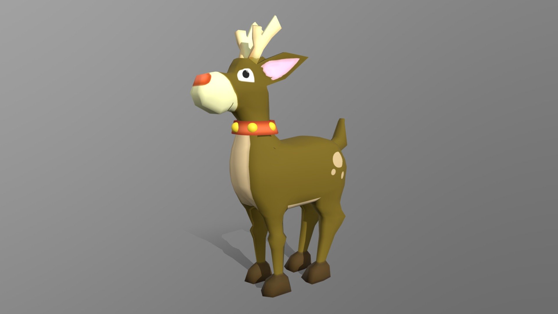 Reindeer Rudolph - Buy Royalty Free 3D model by Ainaritxu14 [bcdbf9a ...