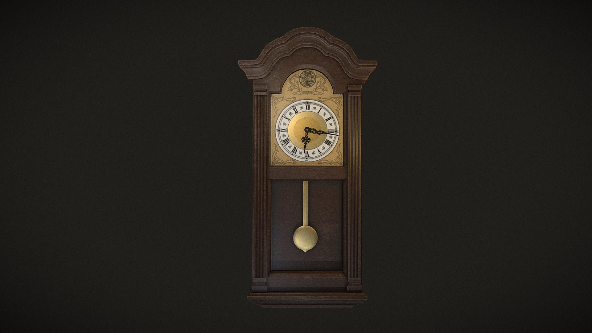 GrandFather Clock - 3D model by Chris McMunn (@ChrispyCrunch) [bcdc23a ...