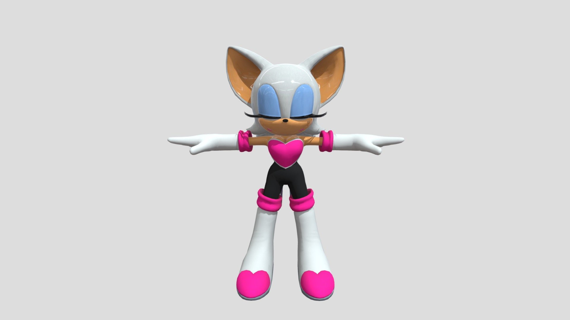 Rouge The Bat - 3D model by sonicfan09211 [bce02ca] - Sketchfab