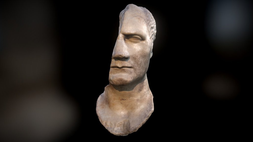 Marble portrait of Julius Caesar (update '16) - Download Free 3D model ...