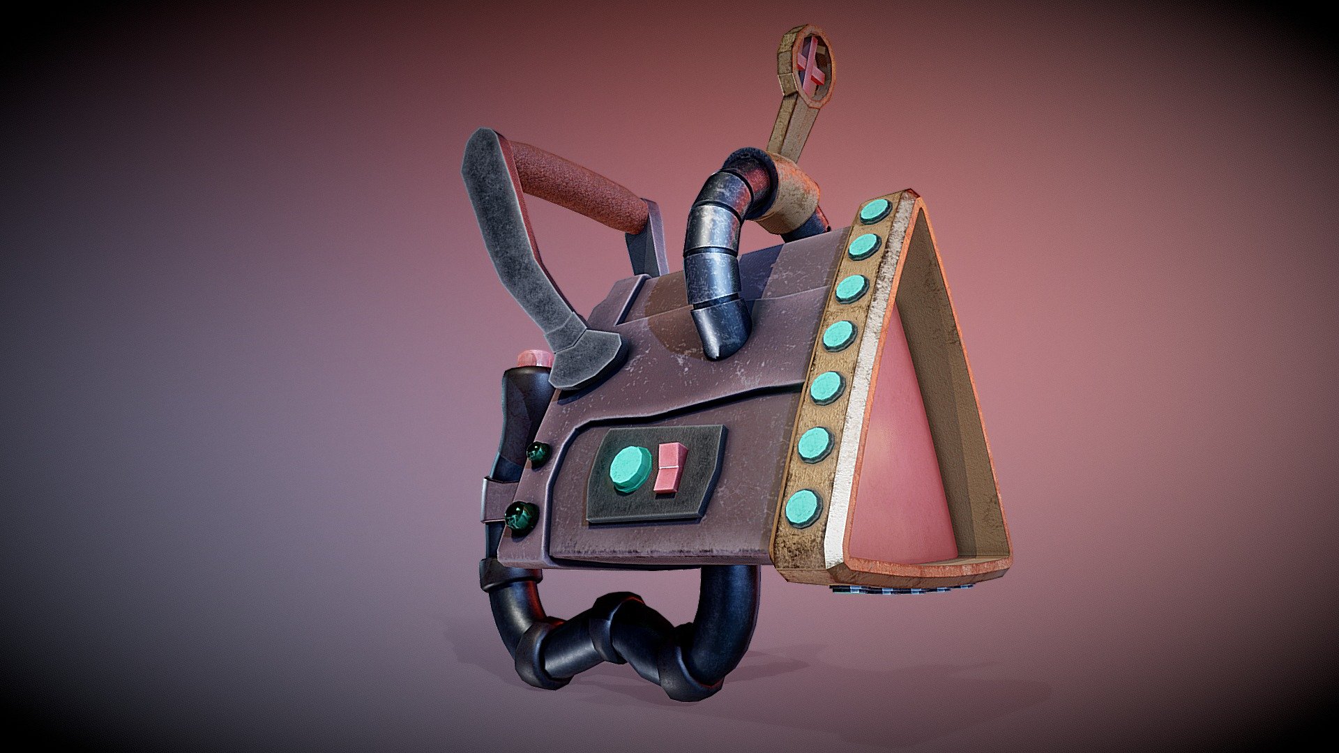 Gun - 3D model by Ark Desalisa (@arkdesalisa) [bce11d2] - Sketchfab
