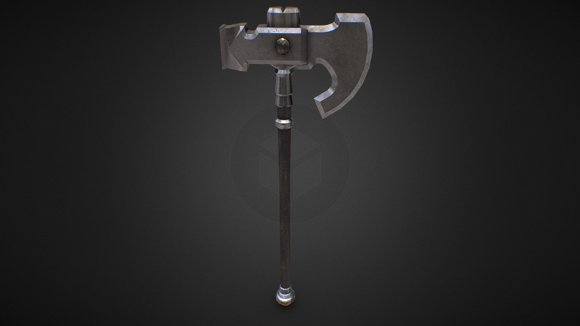Two-handed BattleAxe 6 - 3D model by Sord (@alexandersord) [bce4287 ...