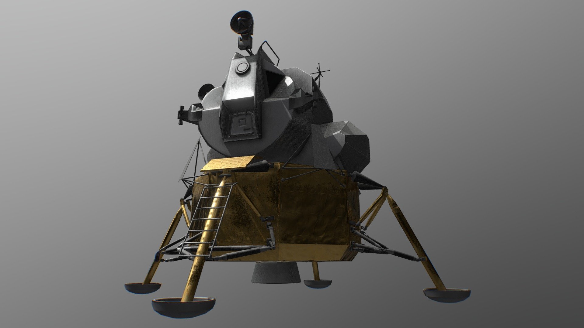 Apollo 11 - 3D model by fj.ruggeri.accion (@federuac) [bce4a3c] - Sketchfab