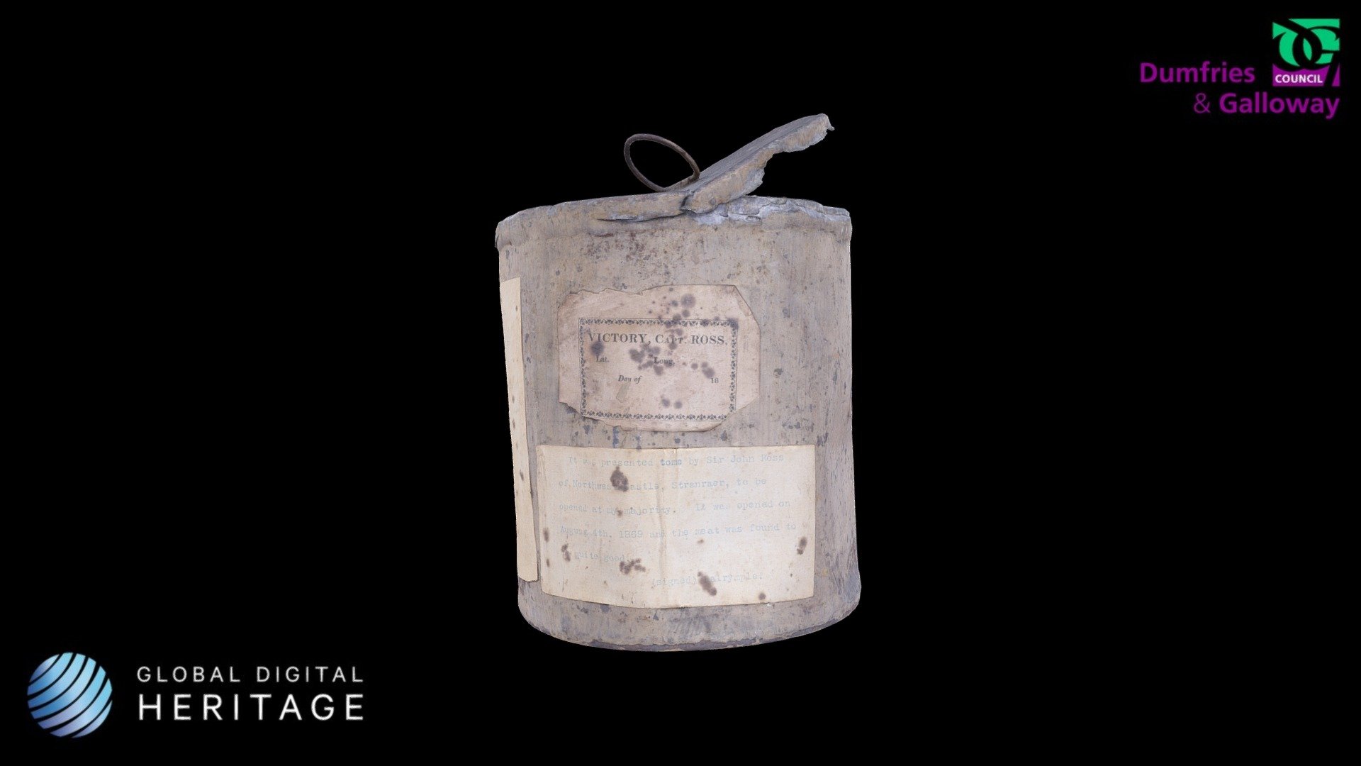 Sir John Ross Beef Can - Stranraer Museum - Download Free 3D model by ...
