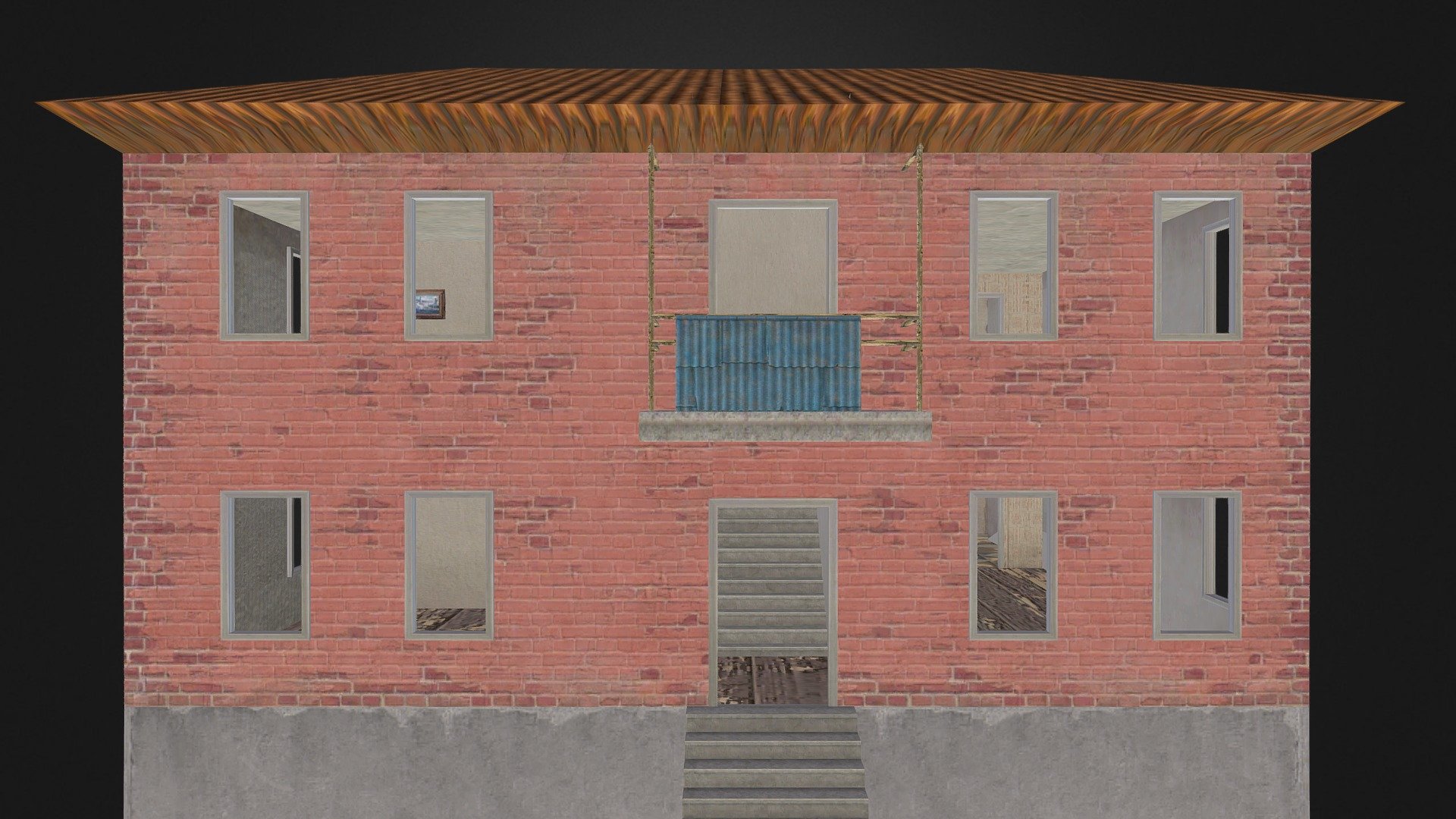 PUBG Mobile House - Download Free 3D model by Rex (@rex_7) [bce503f ...