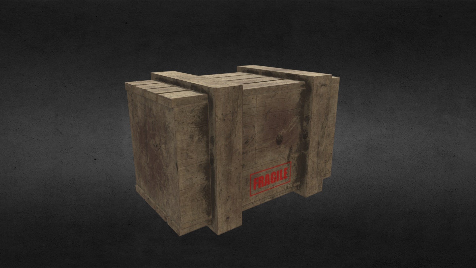 fragile crate - Download Free 3D model by RBG_illustrations [bce60ed ...