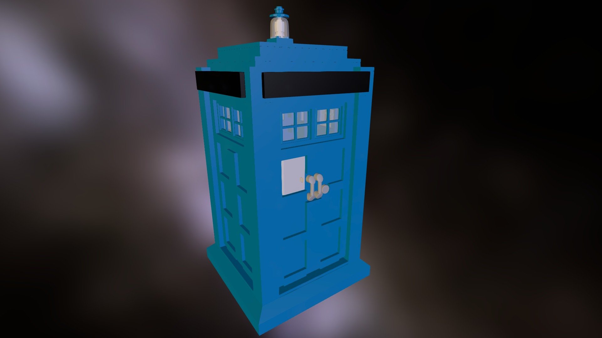 Lego T.A.R.D.I.S. - 3D model by TallgeeseIV [bce87d6] - Sketchfab