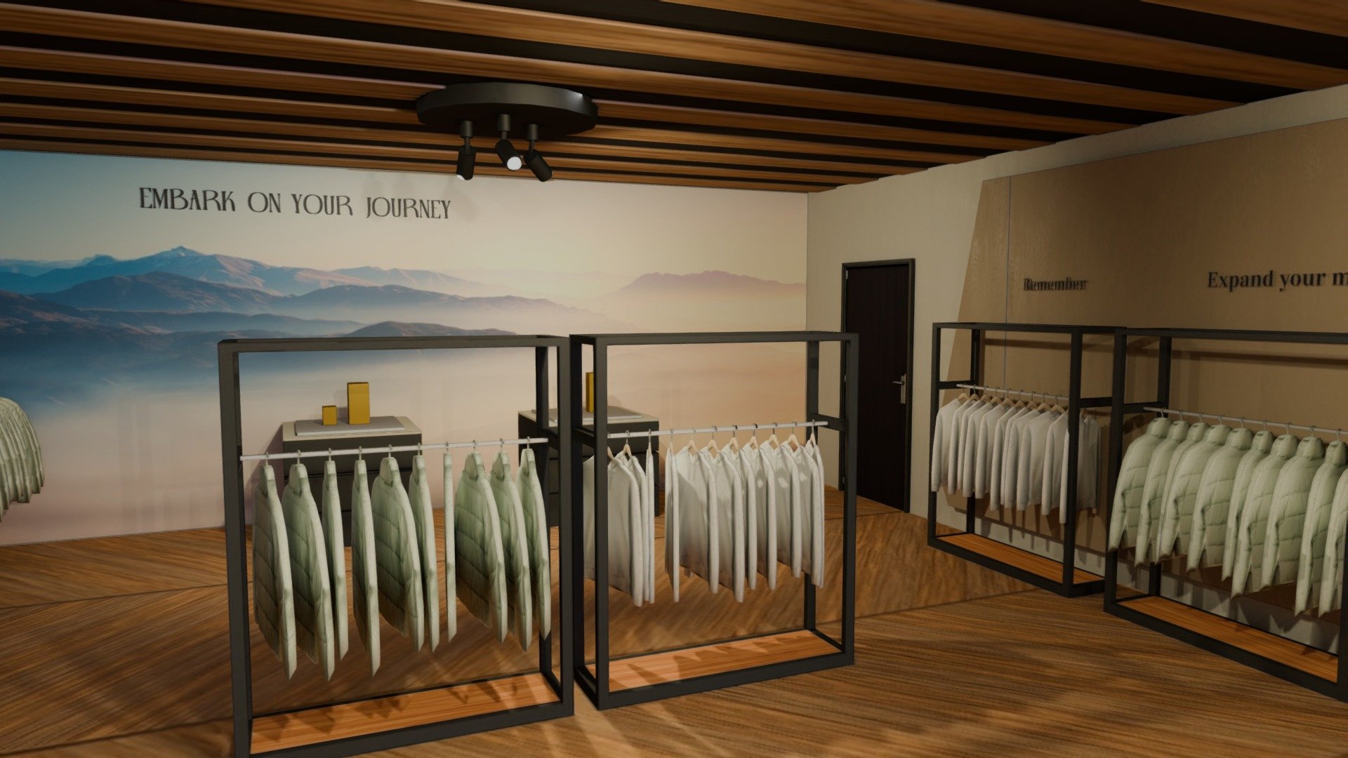 clothing store environment - 3D model by luukvdkamp (@kivose1) [bce905f ...