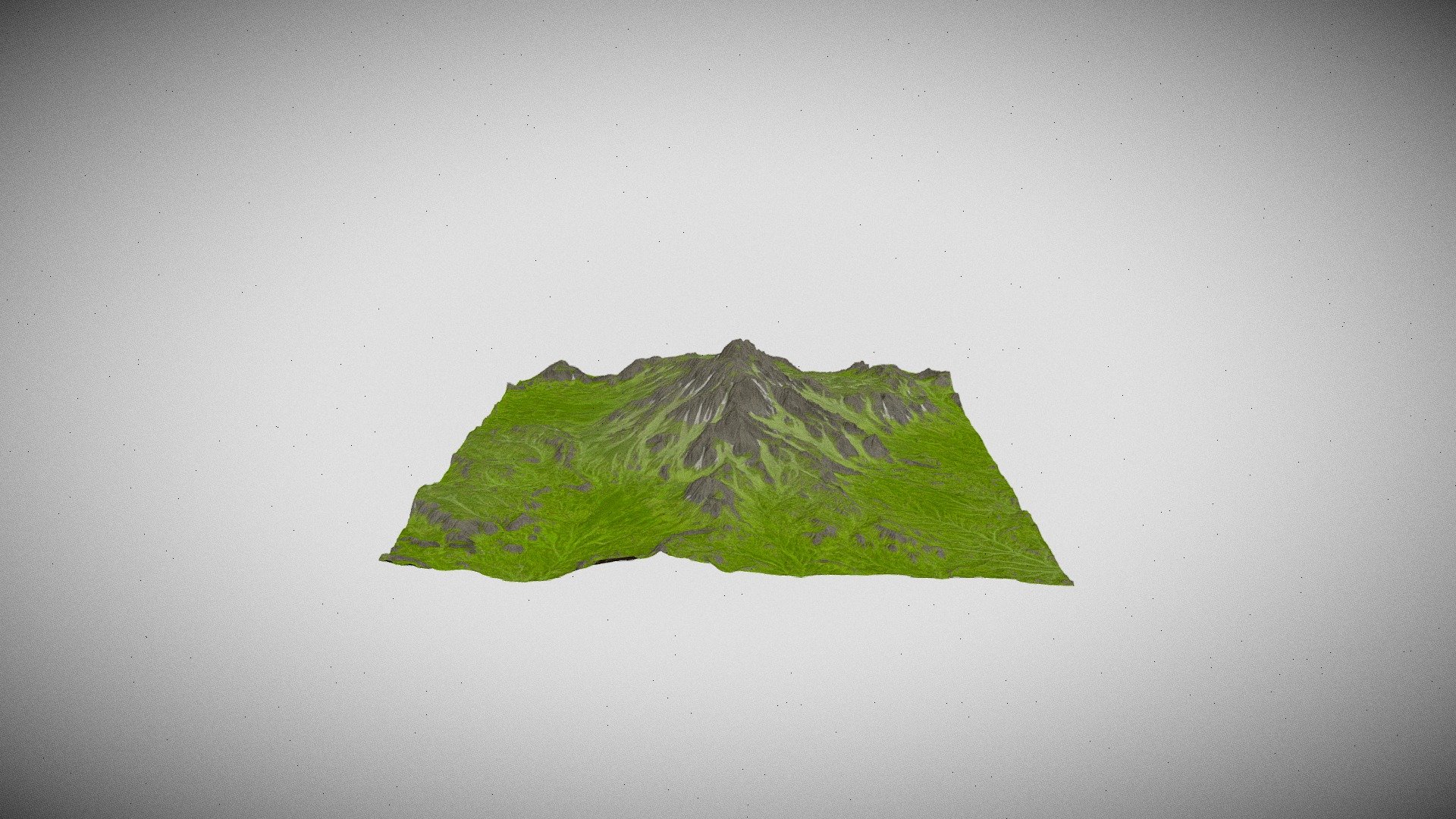 4x4 Km Mountain Terrain (height map and mesh) - 3D model by AbhaySiddhartha [bce9a89] - Sketchfab