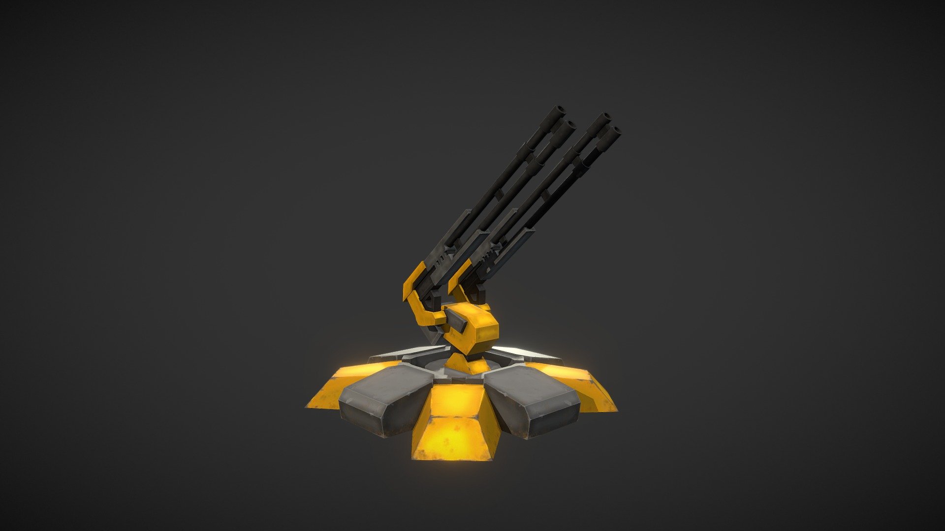 Flak Turret - 3D model by DantePonzini [bcea31b] - Sketchfab