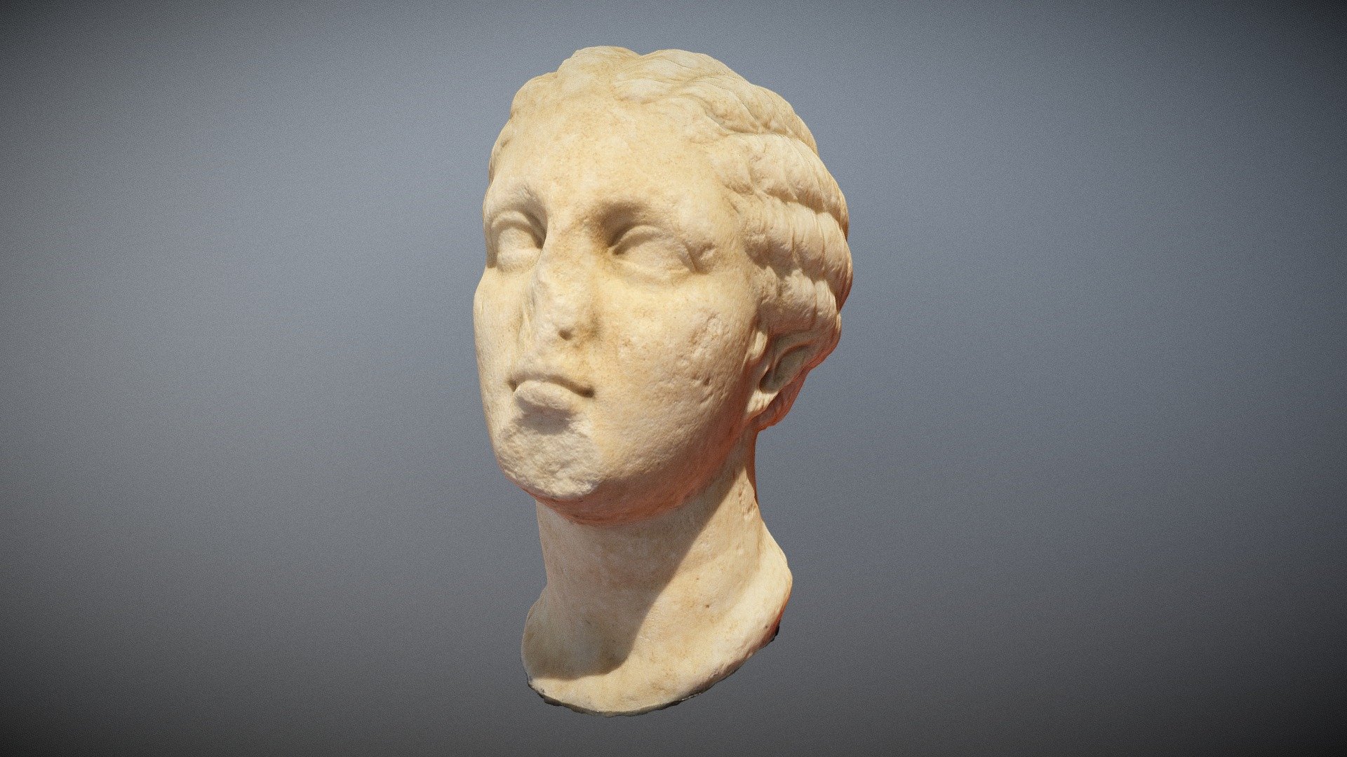 Tête Romaine - 3D model by Miailhe Vincent (@miailhe) [bcead84] - Sketchfab
