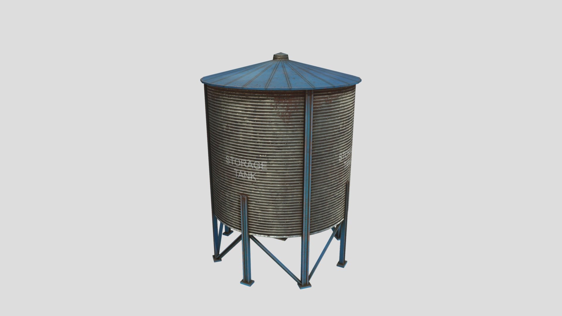 Storage Tank - 3D model by nainiraja786 [bceb095] - Sketchfab