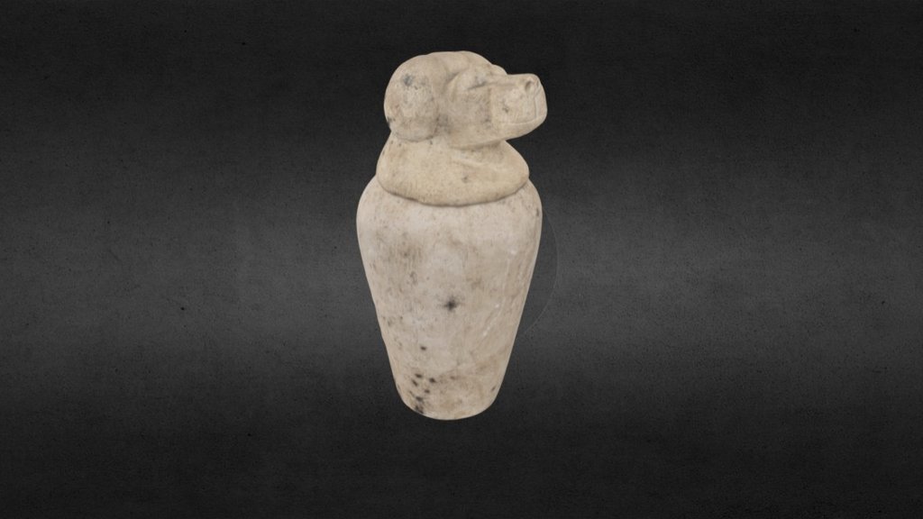 Canopic Jar: Hapi - 3D model by Josh Roth (@joshroth) [bceb0bf] - Sketchfab