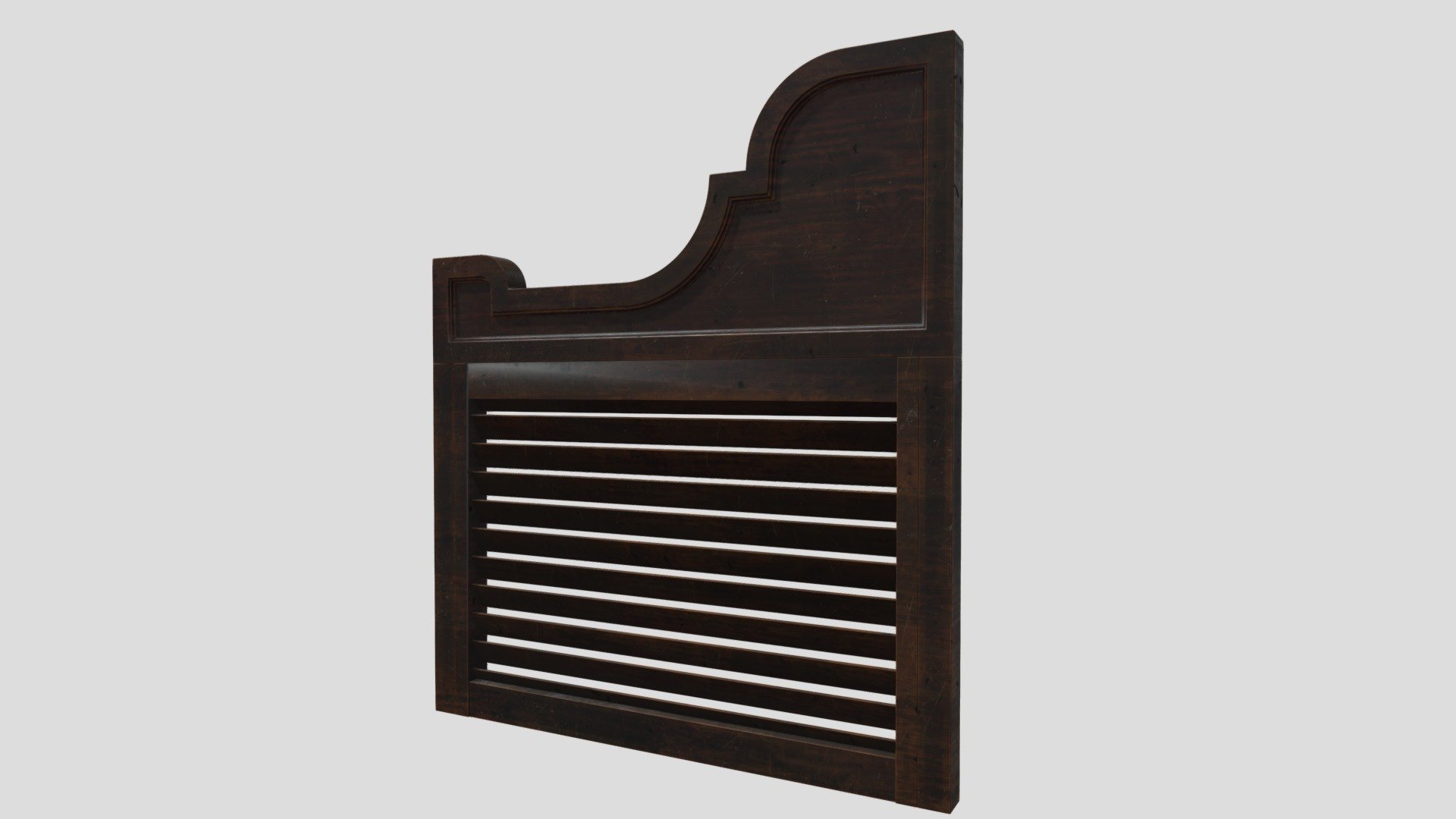 Old wild west tavern bar swing flap doors - 3D model by xeonova ...